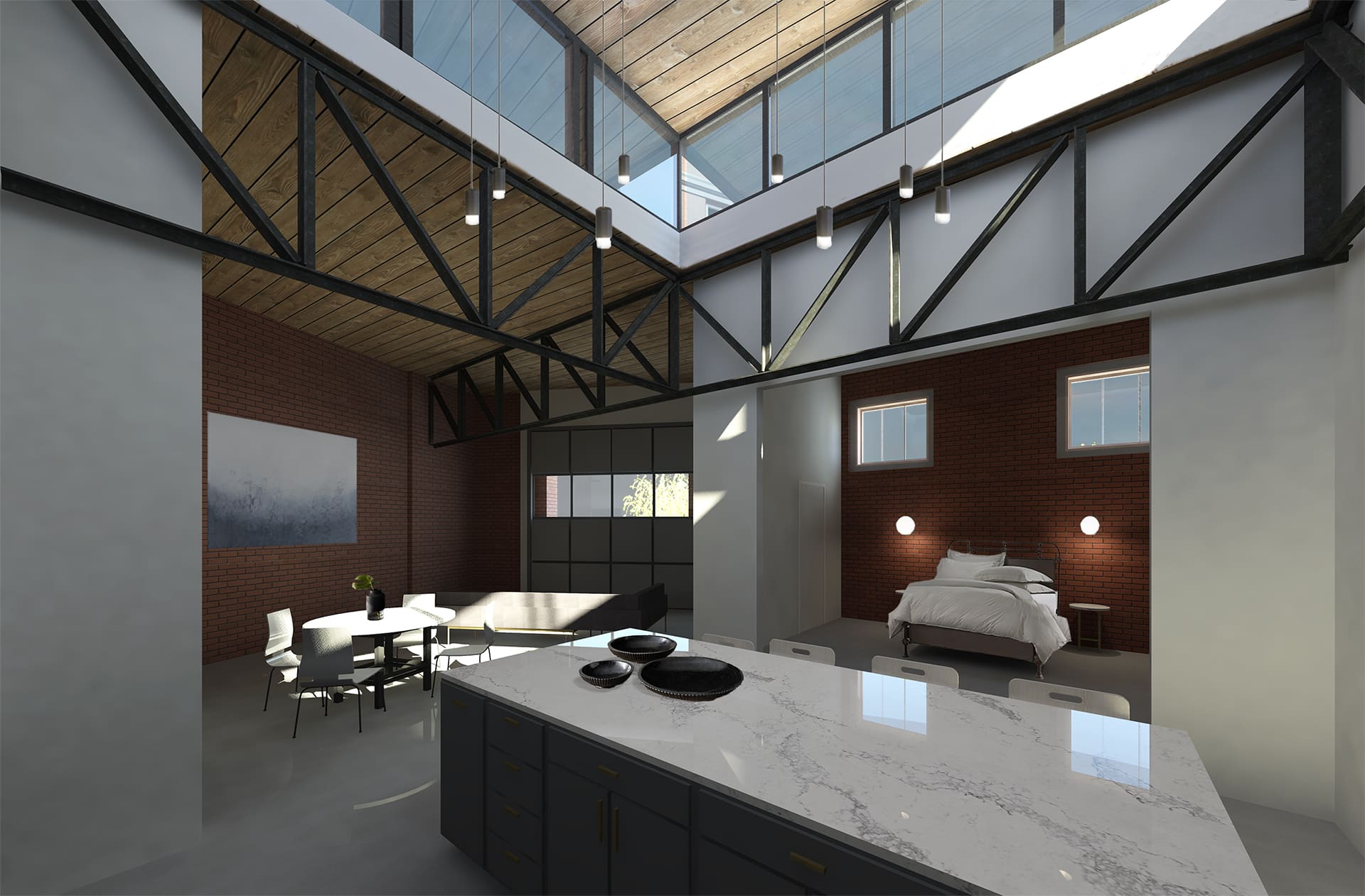 Garage Unit Rendering – Trivers